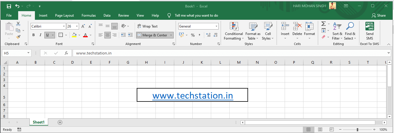 MS Excel Home Tab In Hindi MS Excel Home Tab 